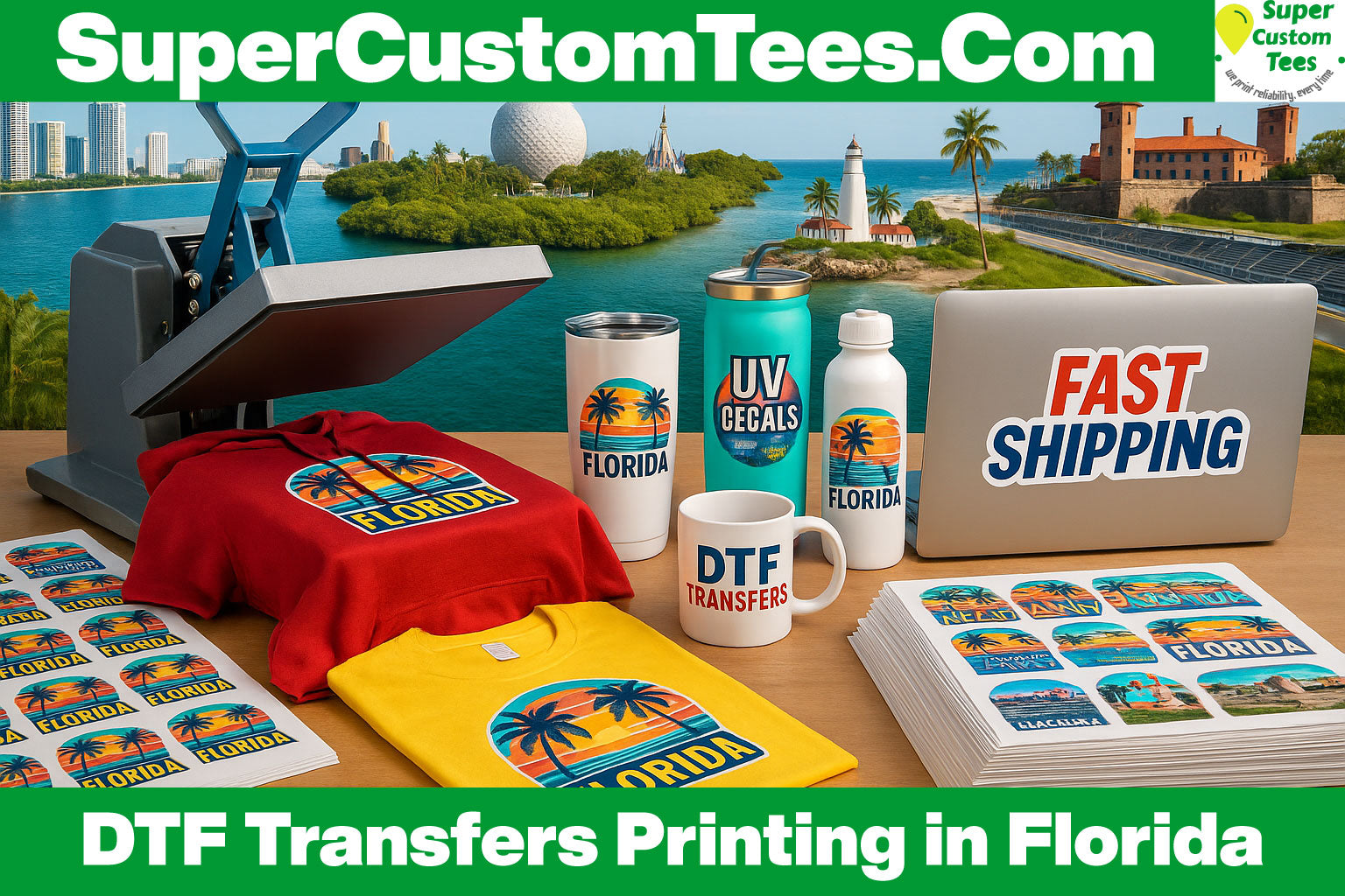 DTF Transfers Printing in Florida – Super Custom Tees