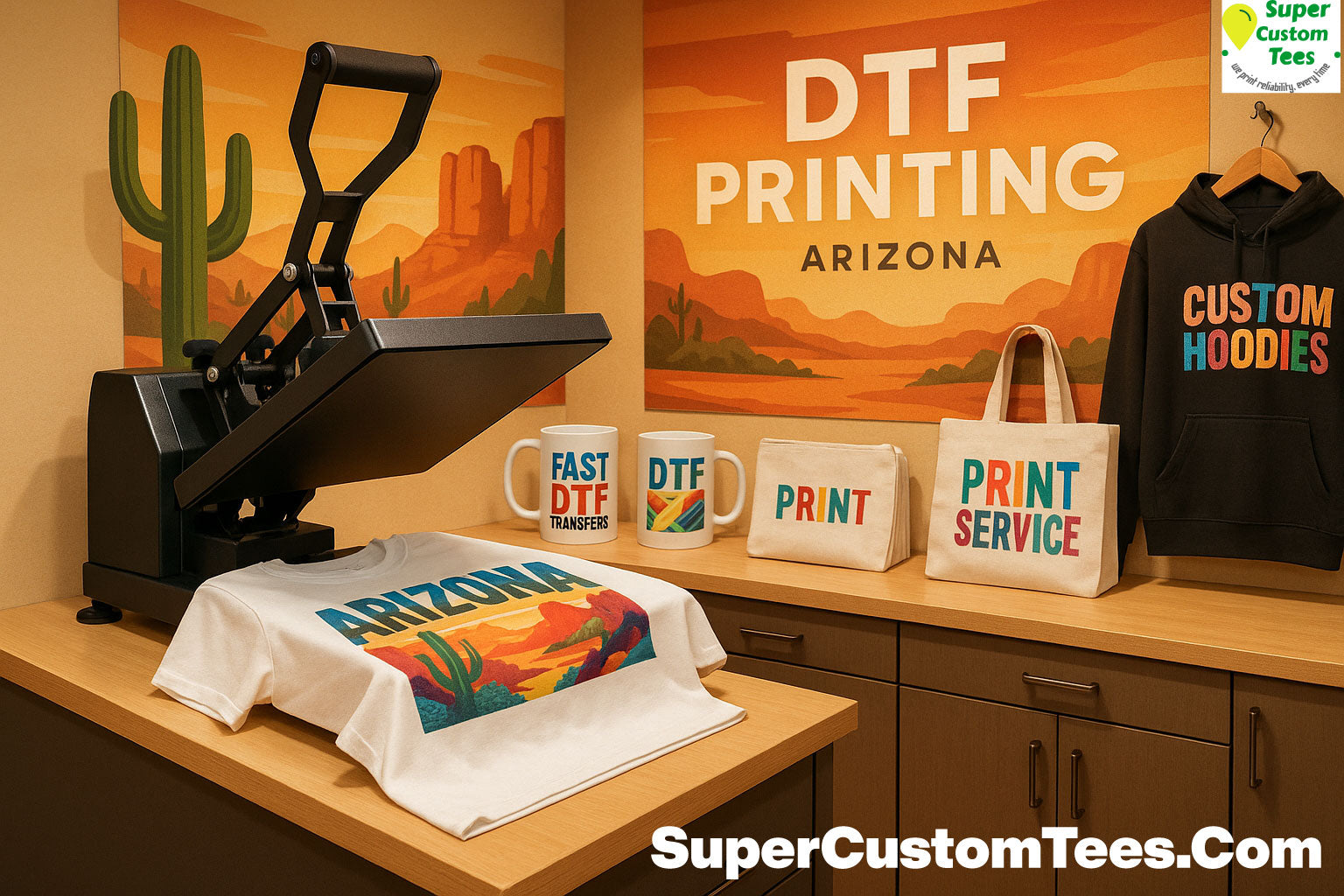DTF Transfers Printing in Arizona – Super Custom Tees