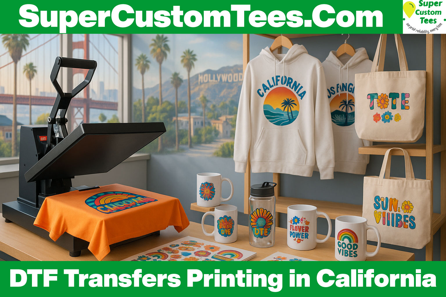DTF Transfers Printing in California – Super Custom Tees