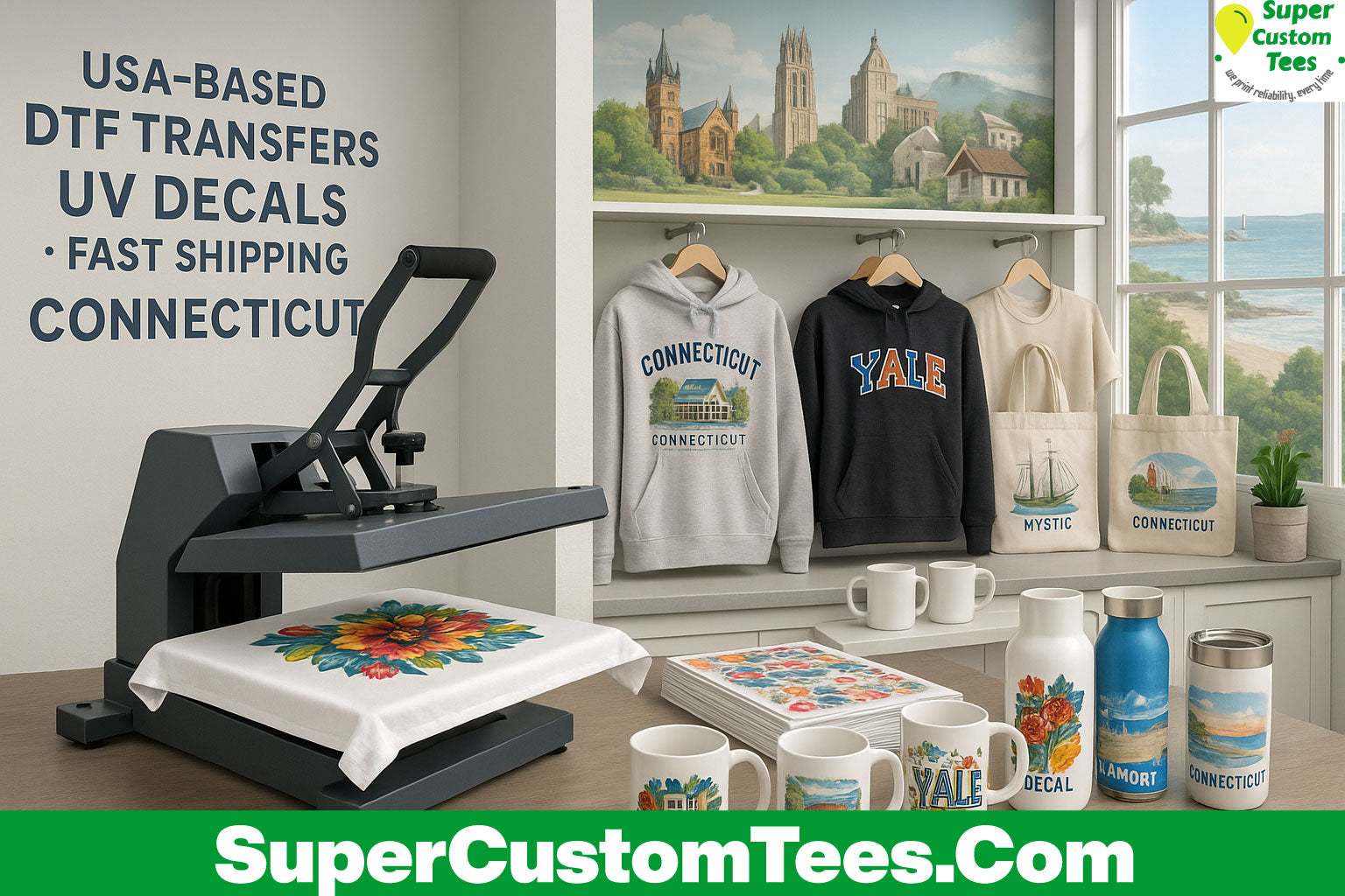 DTF Transfers Printing in Connecticut – Super Custom Tees