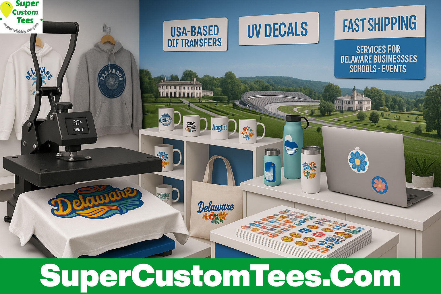 DTF Transfers Printing in Delaware – Super Custom Tees