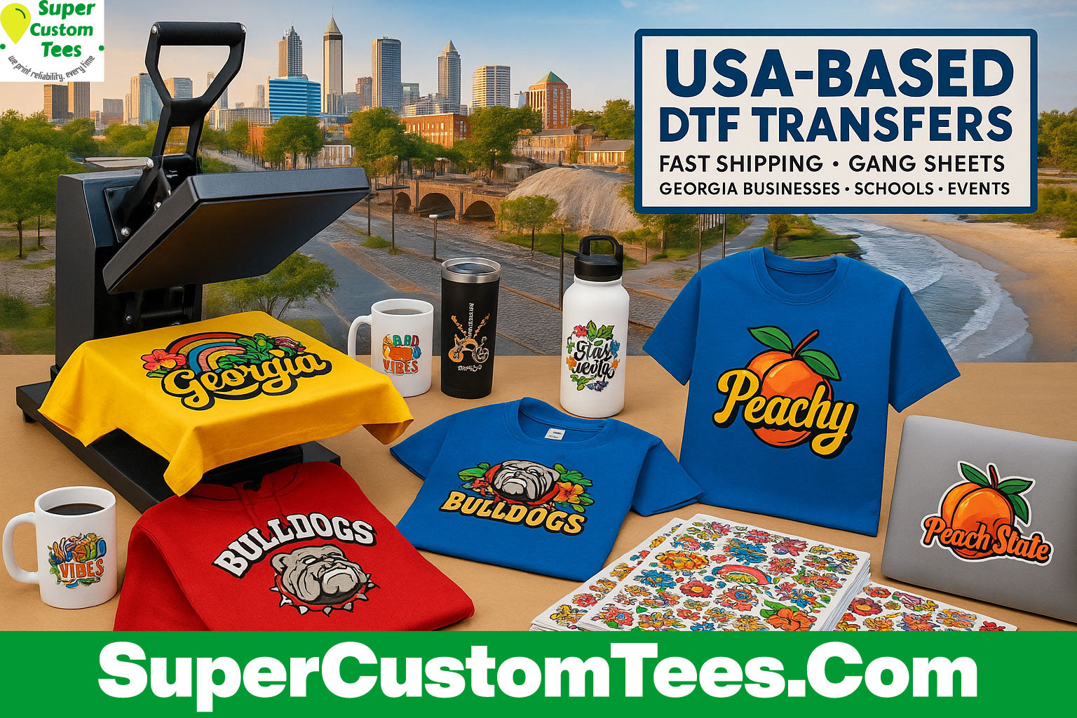 DTF Transfers Printing in Georgia – Super Custom Tees