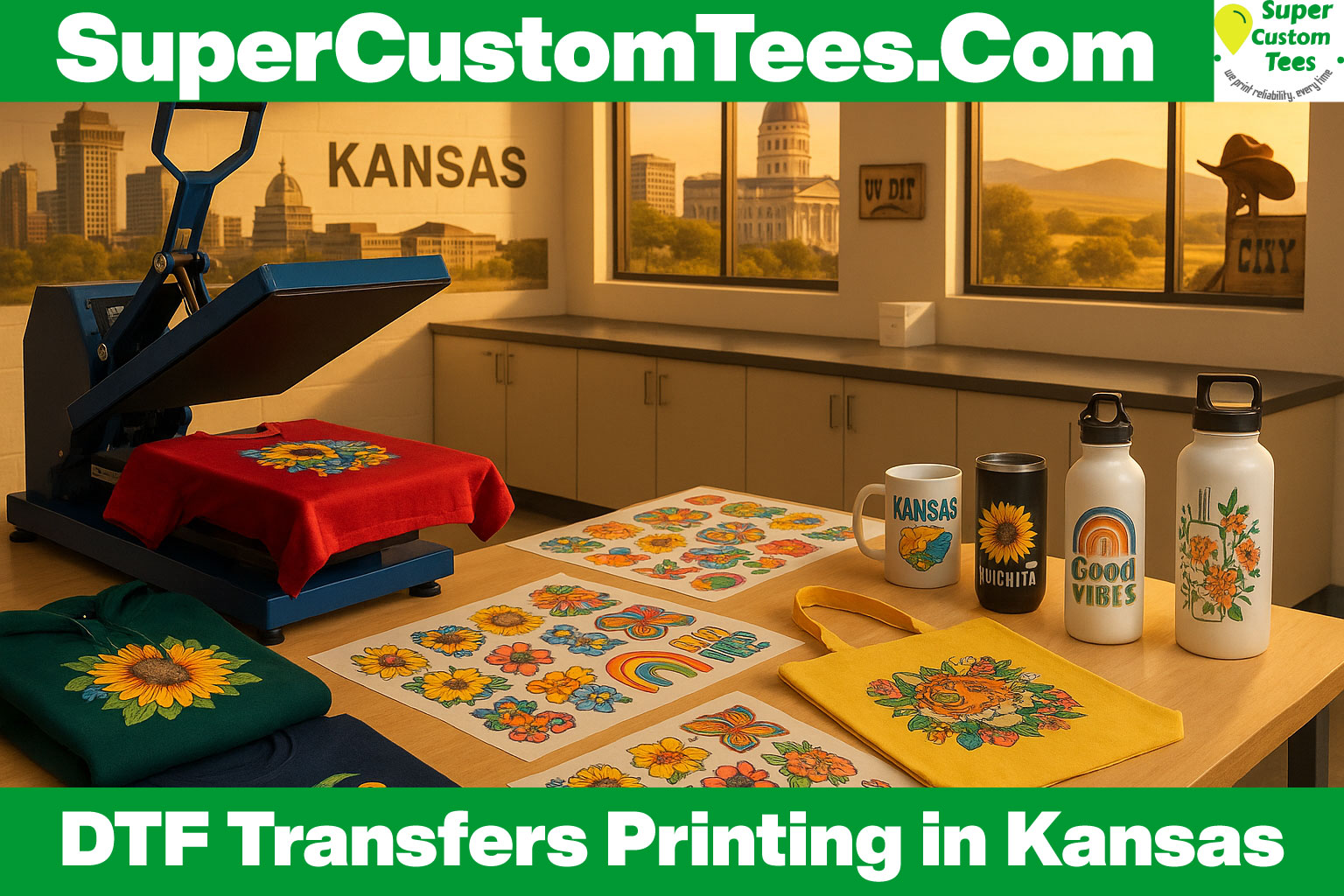 DTF Transfers Printing in Kansas – Super Custom Tees