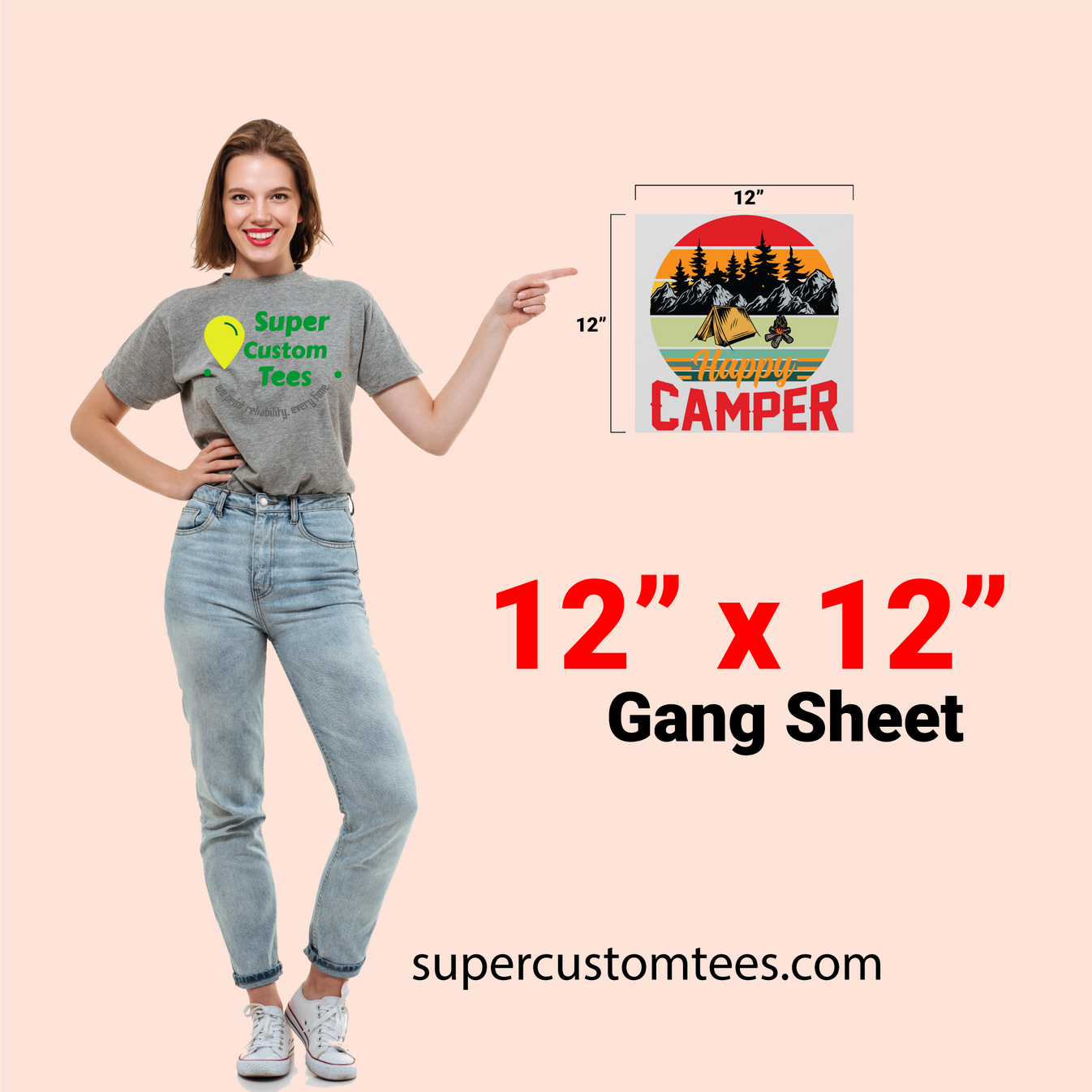 Custom DTF Gang Sheet - Build Your Gang Sheets - 12" Width – Super ...
