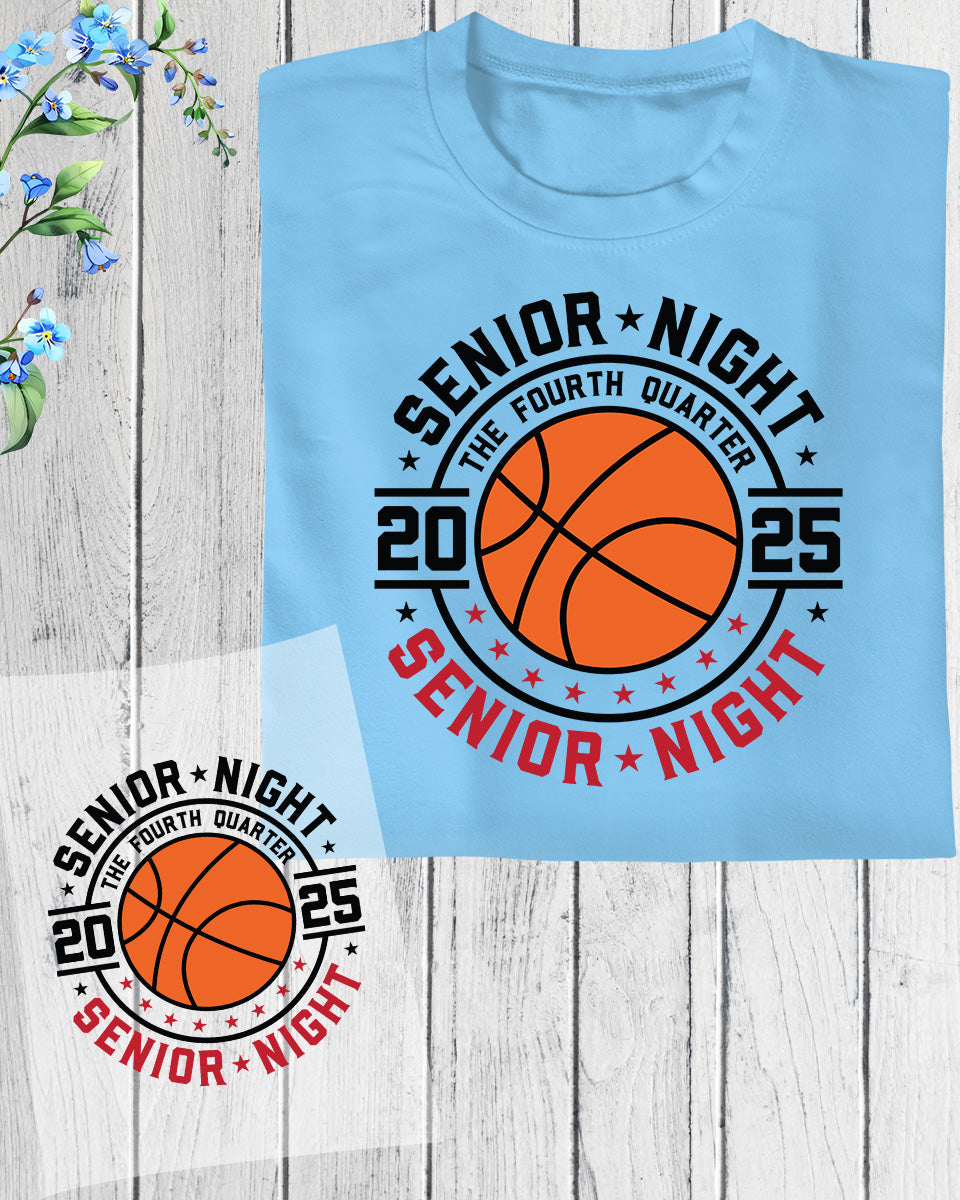 Basketball Senior Night 2025 DTF Transfer Ready to Press – Super Custom ...