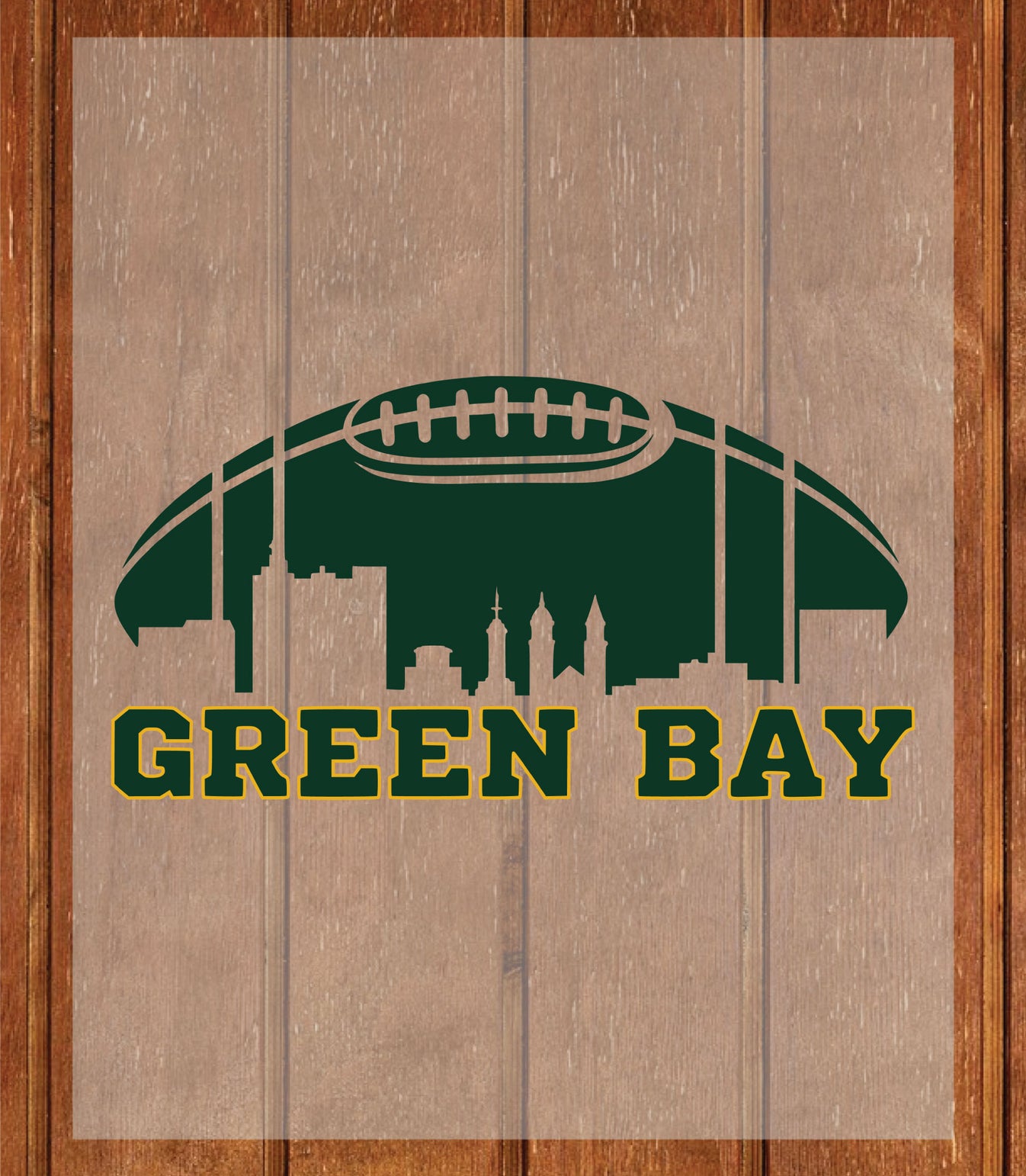 Green Bay Packers DTF Transfer Ready to Press, Green Bay Football Heat ...