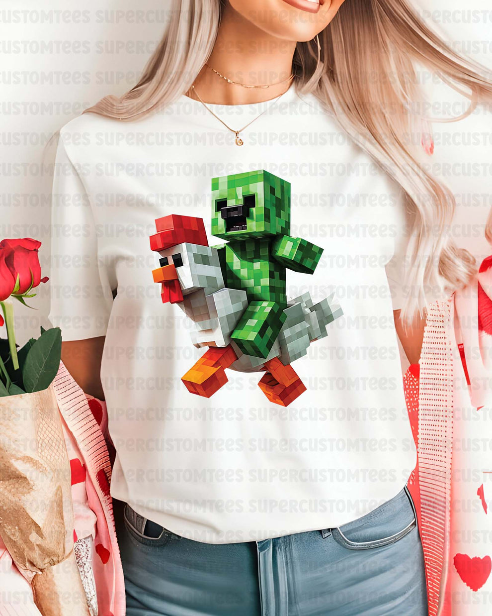 Minecraft DTF Transfer Ready To Press – Super Custom Tees
