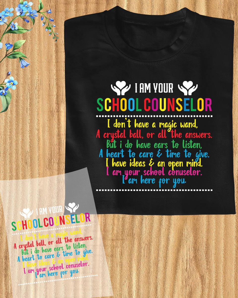 School Counselor Counseling DTF Transfer Ready to Press – Super Custom Tees