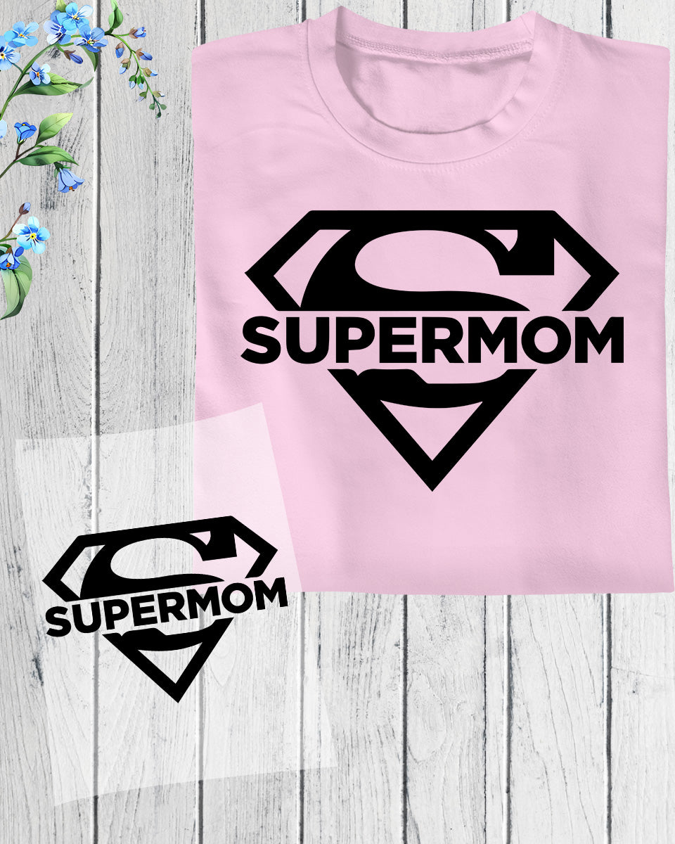 Super Mom DTF Transfer Ready to Press – Super Custom Tees