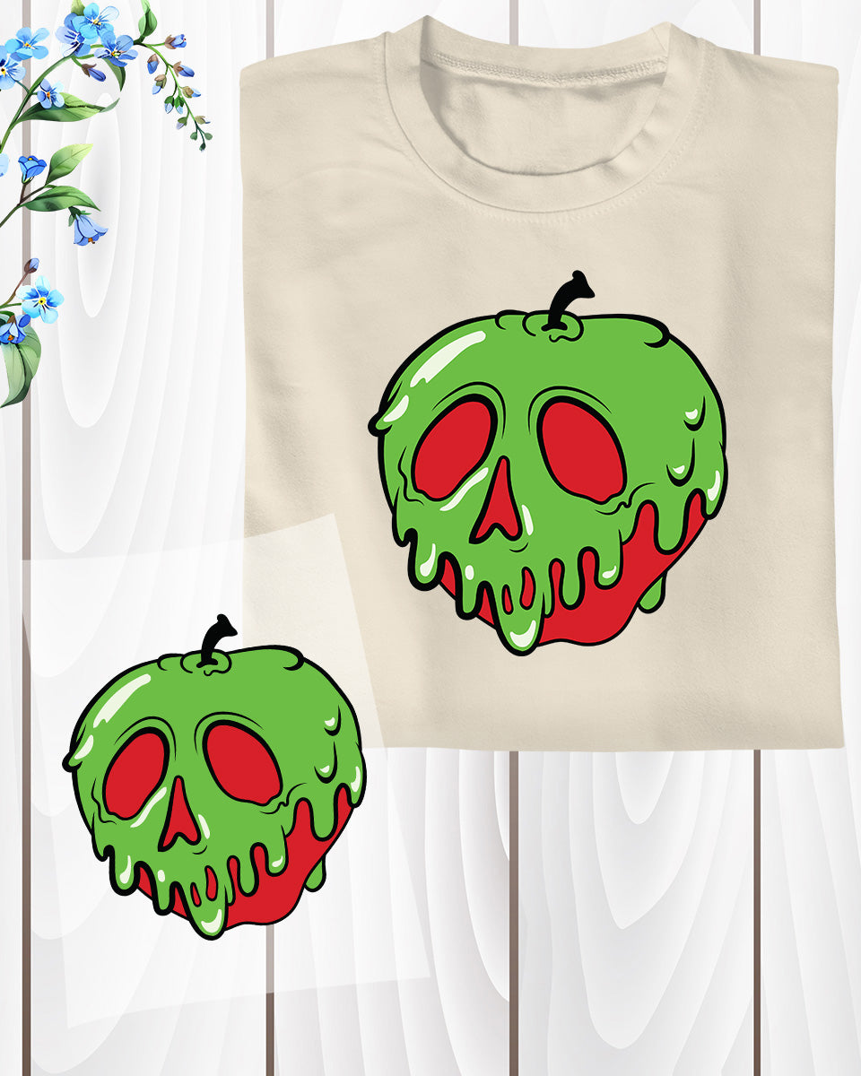 Poison Apple Layered Halloween DTF Transfer Film – Super Custom Tees